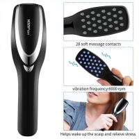 China USB Phototherapy Scalp Massager Comb , Anti Hair Loss Electric Straightener Comb for sale