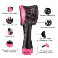 China Hotel Hot Air Multifunctional Hair Dryer Brush Comb Anti Frizz 50/60Hz for sale