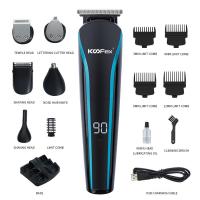 China Cordless Clipper Hair Trimmer Set 110-240V Antirust Multifunctional for sale