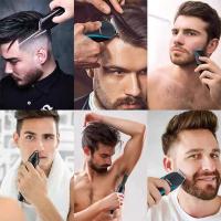 China Cordless Clipper Hair Trimmer Set 110-240V Antirust Multifunctional for sale