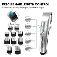 China IPX6 Waterproof FCC Hair Trimmer Set For Men Skinsafe Five Speed Adjustment for sale