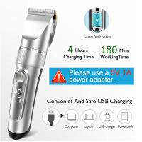 China IPX6 Waterproof FCC Hair Trimmer Set For Men Skinsafe Five Speed Adjustment for sale