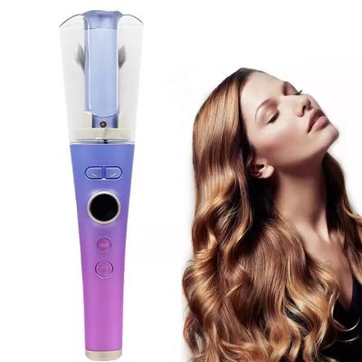 China Antiscalding CE Wireless Automatic Hair Curler , 140-220℃ Electric Hair Curling Iron for sale