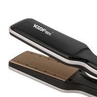 China 450F Pro Salon Hair Straightener , Ultralight Frizzproof 2 In 1 Flat Iron for sale