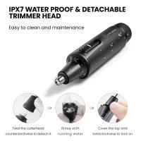 China IPX7 Waterproof Cordless Hair Trimmer Dual Edge Blades 110-240V for sale