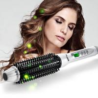 China Dual Voltage Ionic Multifunctional Hair Dryer Brush Ceramic Tourmaline for sale