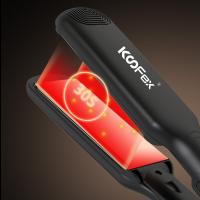 China Professional PTC Plate Electric Hot Hair Straightener 65W Custom Logo for sale