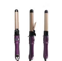 China PTC Heating Plate LCD Display Automatic Hair Curler 360 Degree Anti Winding Power Cord for sale