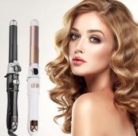 China PTC Heating Plate LCD Display Automatic Hair Curler 360 Degree Anti Winding Power Cord for sale