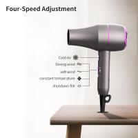 China Professional Negative Ion 1800W Powerful AC Motor Gray Nylon Hair Dryer for sale