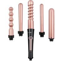 China Multi Functional Electric Hair Curler 5 In 1 Tourmaline Ceramic Curling Stick Set for sale