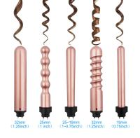 China Multi Functional Electric Hair Curler 5 In 1 Tourmaline Ceramic Curling Stick Set for sale