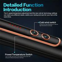 China 2 In 1 PTC Plate Culing Hair Straightener Multifunctional Adjustable Temperature for sale