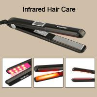 China Professional LCD Display Flat Iron Hair Straightener Ultrasonic Infrared Ionic for sale