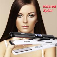 China Professional LCD Display Flat Iron Hair Straightener Ultrasonic Infrared Ionic for sale