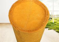 China Cement Preheater 500-550GSM P84 Filter Bag Singeing Oil / Water Repellent for sale