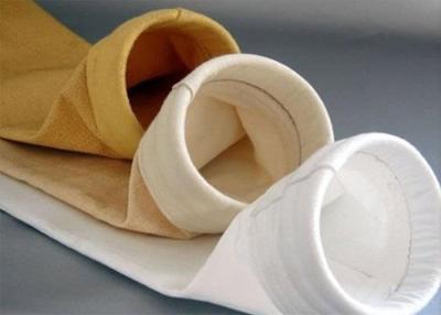 China 500g/M2 Needle Felt Pulse Jet PPS Filter Bags For Carbon Black Plant for sale