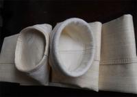 China Oil Repellent Fiberglass Filter Bag For Cement Kiln Hydrolysis Resistance for sale
