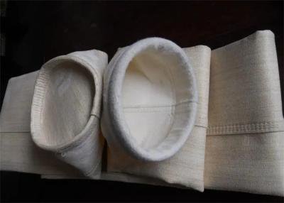 China Oil Repellent Fiberglass Filter Bag For Cement Kiln Hydrolysis Resistance for sale