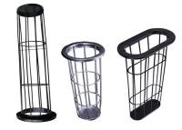China SS304 Preservative Dust Collector Bags And Cages 10 16 Wires Silver Color for sale