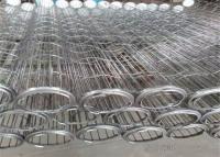 China Round 18 Vertical Wire Filter Bag Cages With Coating 5-12m  Easy Installment for sale