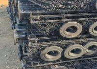China Construction Industry Filter Bag Cages Round Or Oval Sprayed Multi Section Frame for sale