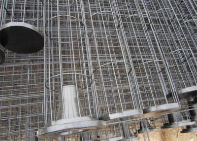 China Galvanized Carbon Steel 8-Wire Burr-Free Filter Bag Cage For Cement Grinding And Dust Removal for sale