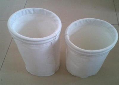 China High Temp Filtration Pulse Jet Fabric Filter Bags 700g/Sqm Hydrolysis Resistance for sale