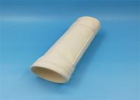 China High Temp Filtration Pulse Jet Fabric Filter Bags 700g/Sqm Hydrolysis Resistance for sale