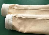 China Oil Repellent Aramid Nomex Filter Bag 0.24g/M3 For Ore Smelting Furnace for sale