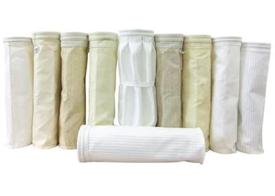 China Wear Resistant Polyester Filter Bag 550g/m2 For Raw Meal Grinding Dust Collectors for sale