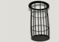 China Smooth Surface Carbon Steel Filter Bag Cages Round Or Oval Shapes Rustproof for sale