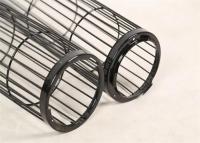 China Galvanized Smooth Burr Free Baghouse Filter Cages With Venturi 12 Vertical Bars for sale