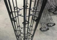 China Galvanized Smooth Burr Free Baghouse Filter Cages With Venturi 12 Vertical Bars for sale