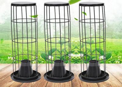 China PVC Coated Dust Collector Filter Bag Cage 110mm Diameter No Corrosion for sale
