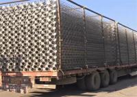 China Rotary Buckle Type Round Baghouse Filter Cages Galvanized Steel Silicone Coated for sale