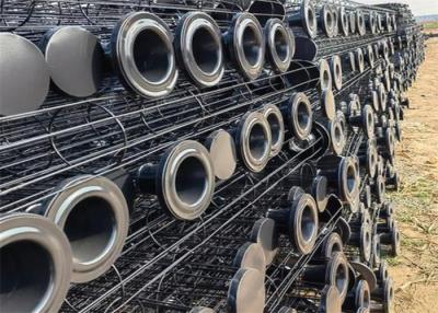China Coated One Piece SS304 SS316 Filter Bag Cages And Venturi For Lumber Mill for sale
