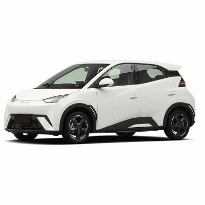 China White BYD Seagull 4-seater Hatchback Energy Electric Vehicle for 5 Seats and 5 Doors for sale
