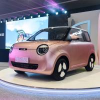 China 4 Seater Changan Electric Car Left-Hand Drive Lumins Mini EV with Lithium Battery for sale