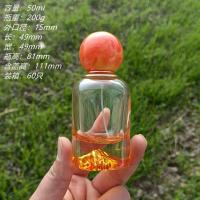 China Recyclable 50ml Perfume Spray Bottle Thick Bottom Bayonet Color Glass for sale