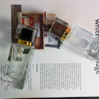 China High Grade 50ml Perfume Spray Bottle 500pcs Square Cosmetic Sub Bottling for sale