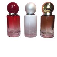 China Portable Exquisite 30ml Perfume Spray Bottle Gradient Color Round Cap for sale