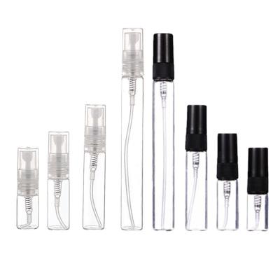 China 2 Ml 7ml 10 Ml Perfume Spray Bottle 5ml Empty Transparent Glass for sale