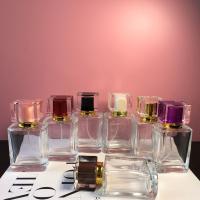 China Square Transparent Perfume Spray Bottle Glass 30ml 50ML 500pcs for sale