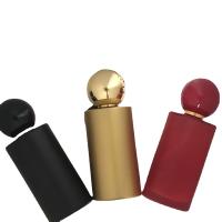 China 500pcs 50ml Perfume Spray Bottle Plastic Ball Cap Cosmetic Glass for sale
