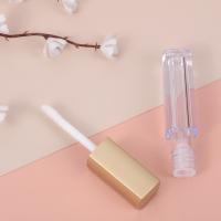 China 3ml Rubber Plastic Empty Lip Gloss Tubes 12000PCS Square Private Label for sale