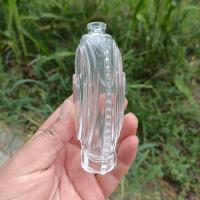 China 55ML Perfume Spray Bottle Crystal White Glass Double Fish Play Beads for sale