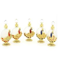 China 30ml Arabic Empty Glass Essential Oil Bottle Middle East Perfume UV Coating for sale