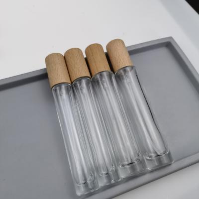 China 5ml 10ml Perfume Spray Bottle Transparent Glass Roll On Luxury for sale