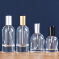 China Personal Care Square Perfume Spray Bottle Atomizer 100ml Transparent Glass for sale